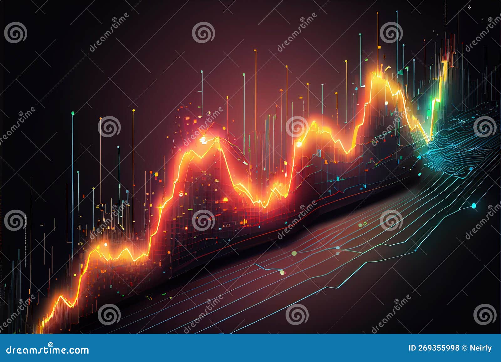 Display with data set stock photo. Image of chart, information - 269355998