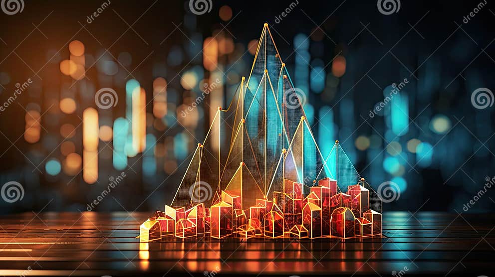 Display with data set stock illustration. Illustration of graphic ...