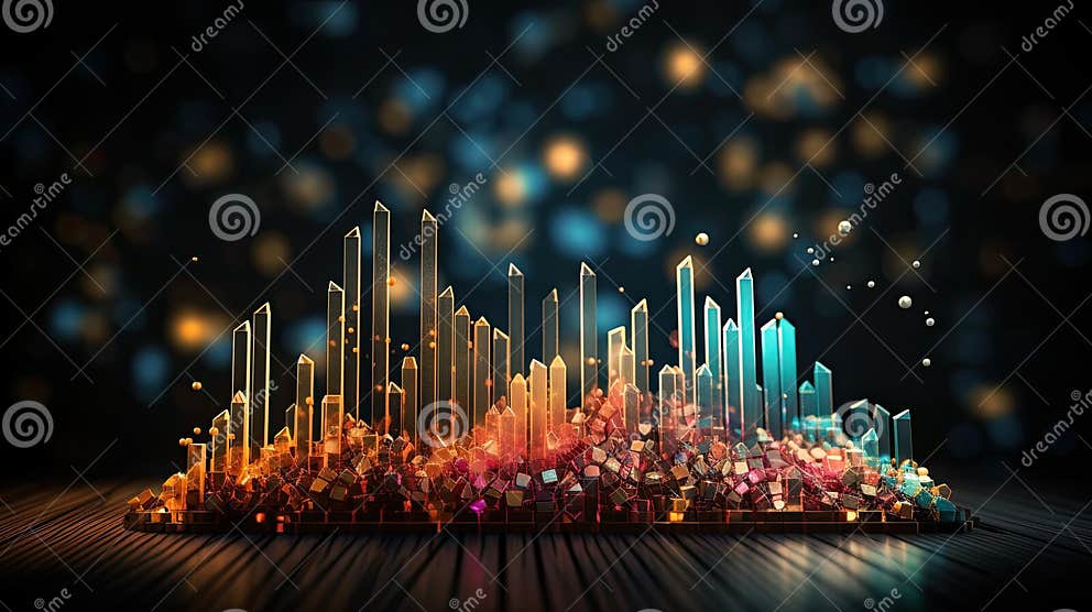 Display with data set stock illustration. Illustration of computer ...