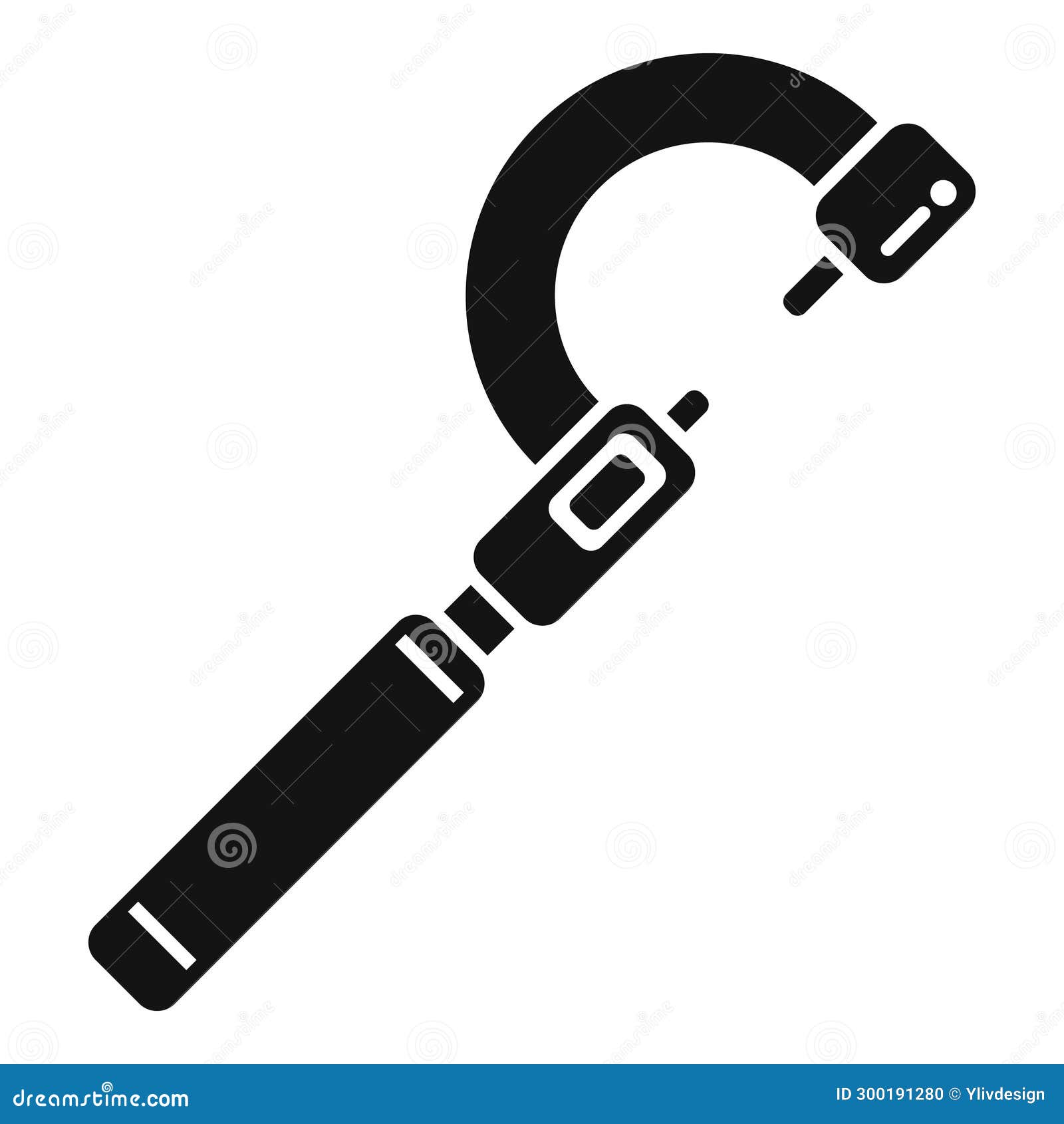 Display Digital Micrometer Icon Simple Vector. Scale Precise Stock ...