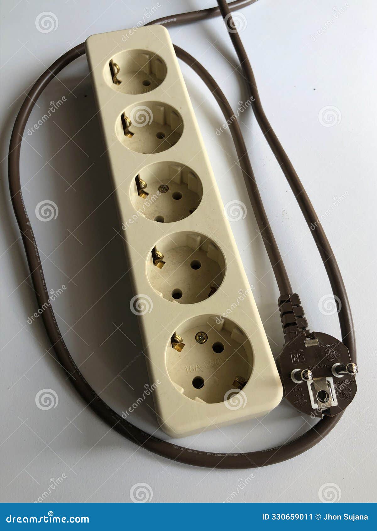 Display Electrical Socket on White Background Stock Image - Image of ...