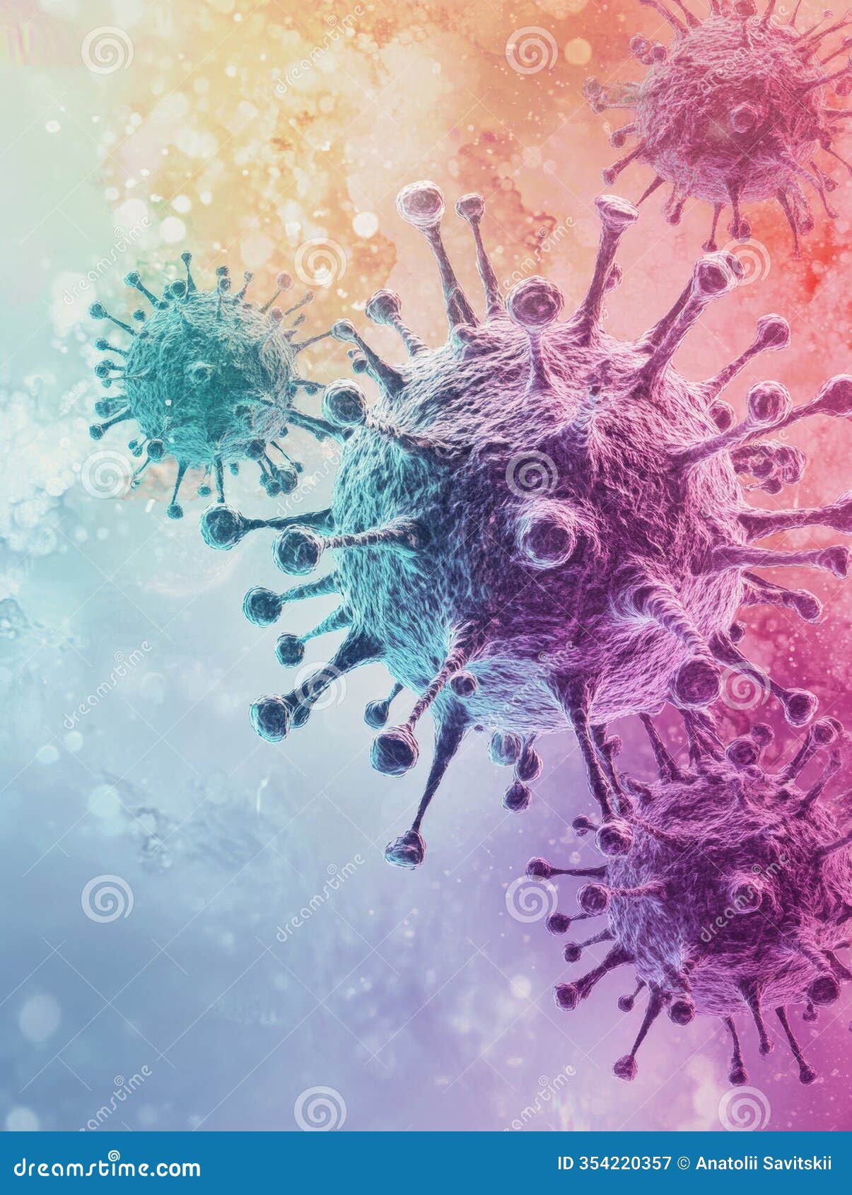 Progression of Virus Forms Showcasing from Simple Structures To ...