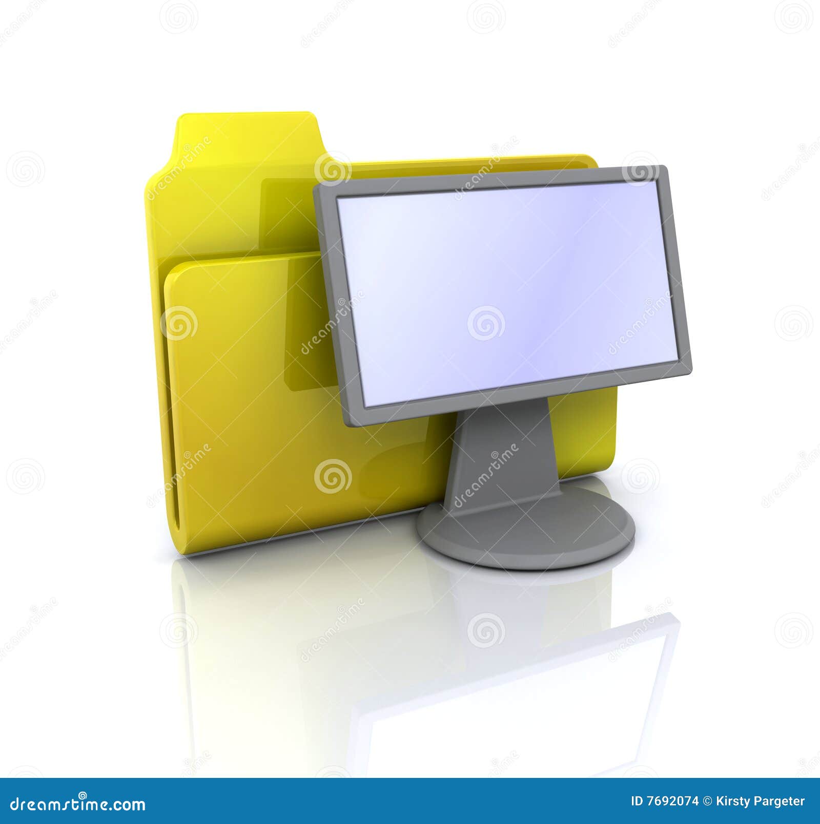 Display folder icon stock illustration. Illustration of document - 7692074