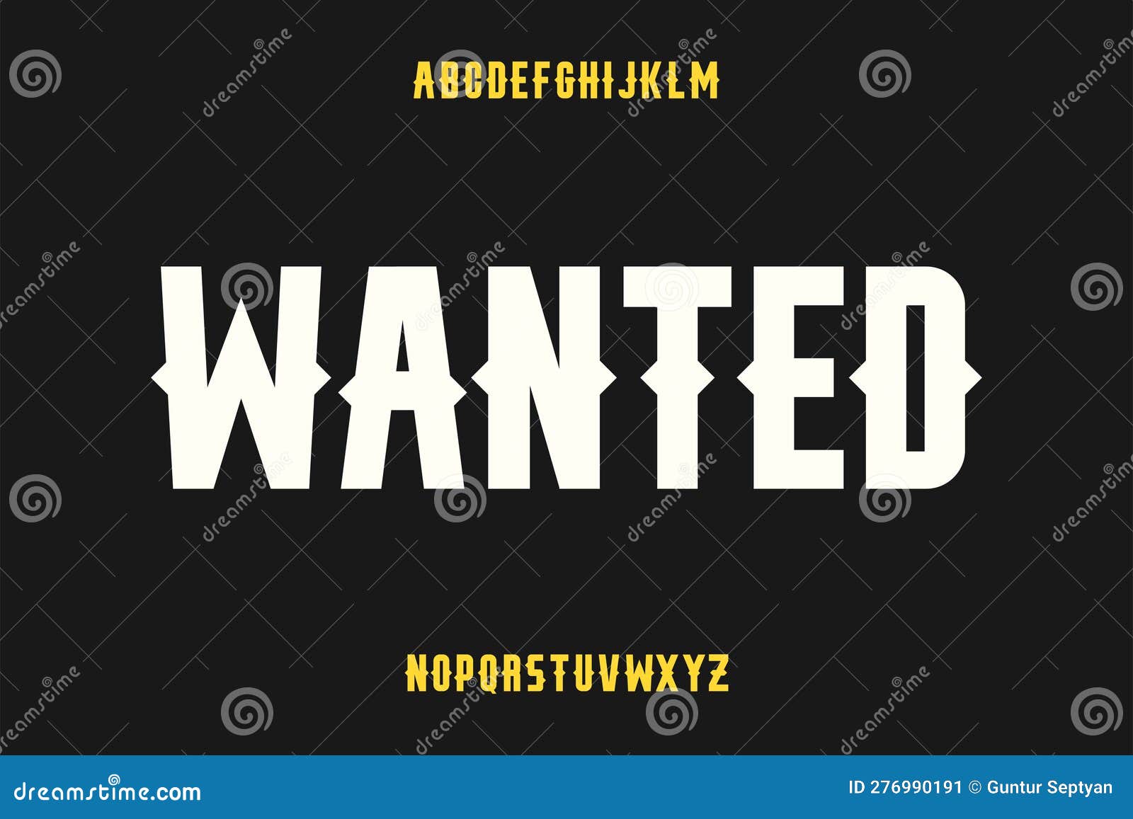 Display font vector design stock vector. Illustration of display ...