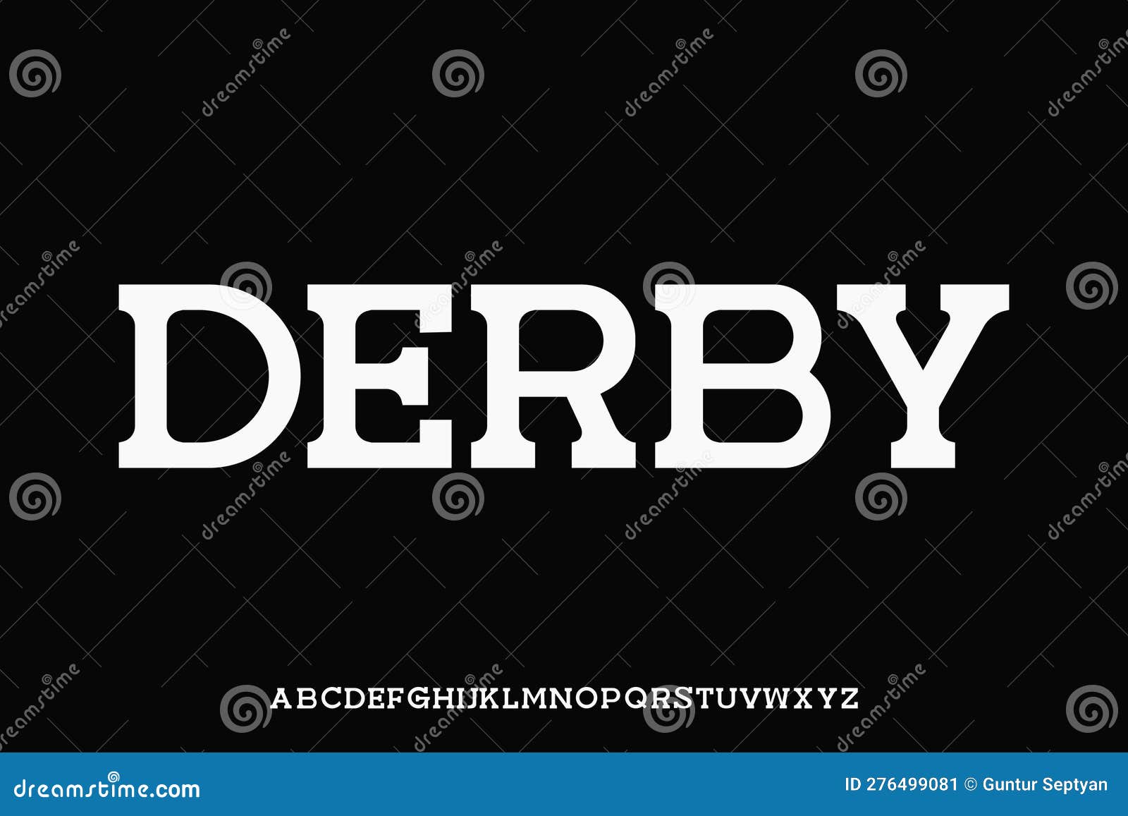Display font vector design stock vector. Illustration of decorative ...