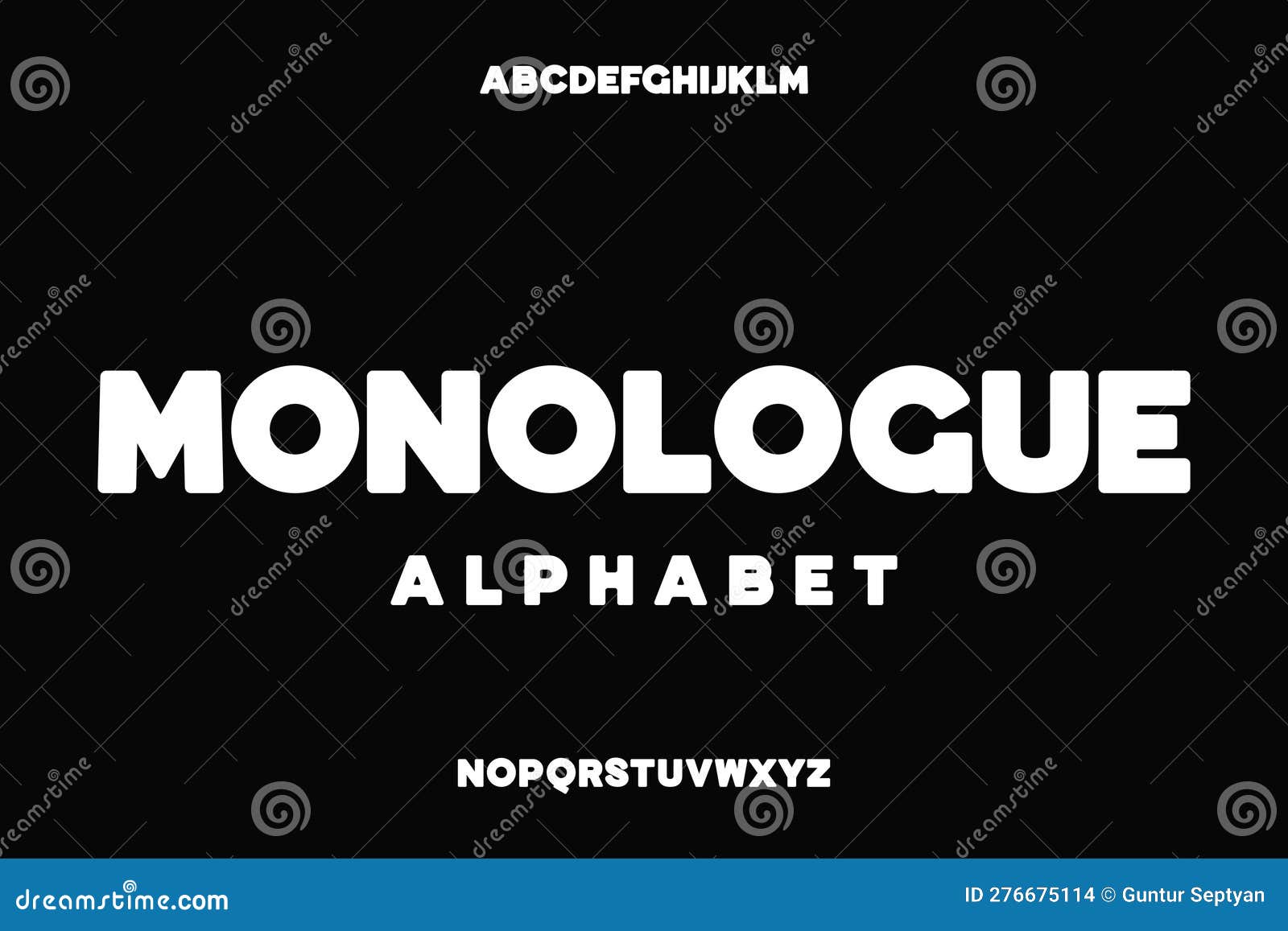 Display font vector design stock vector. Illustration of vector - 276675114