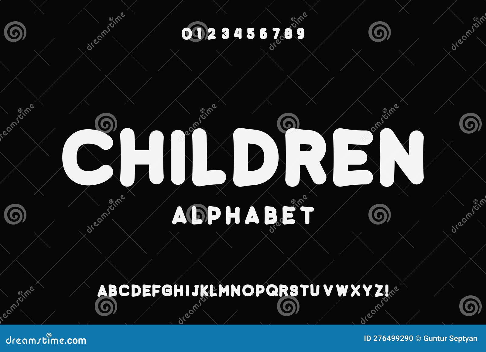 Display font vector design stock vector. Illustration of cover - 276499290