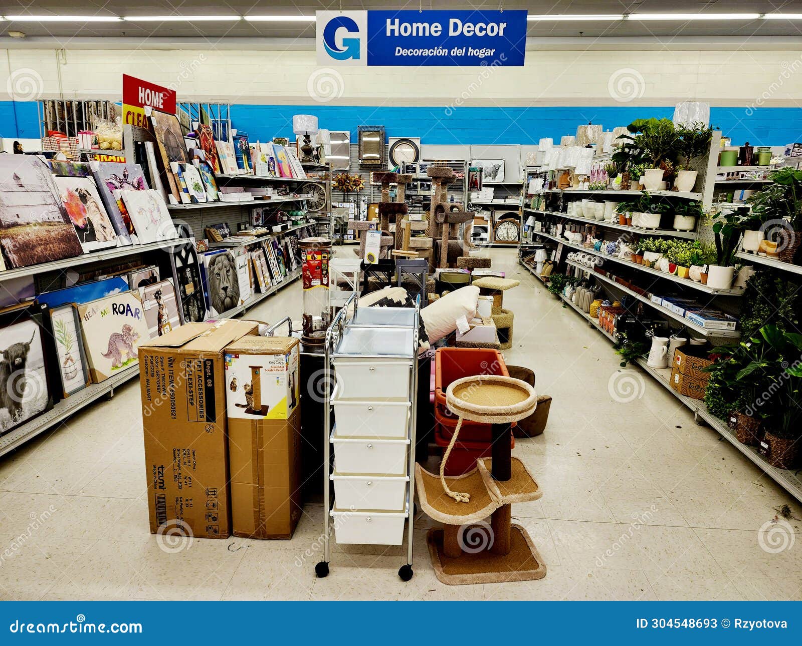 Display of Home Decor Items at Gabe S Store Editorial Stock Photo ...