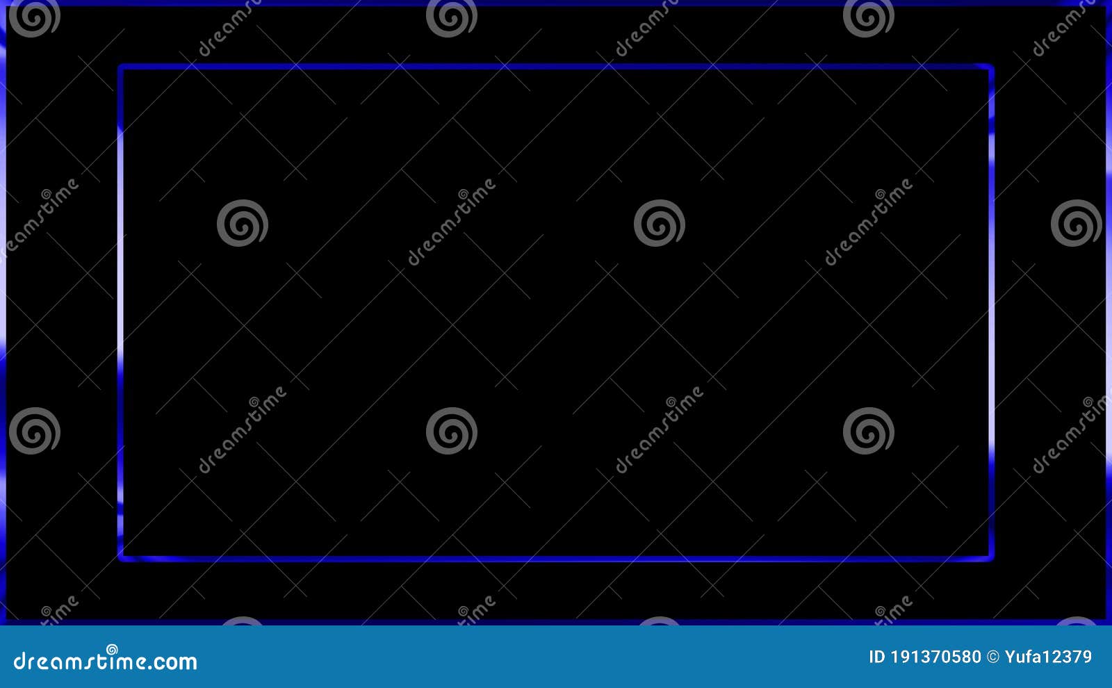Display Interface Overlays. Picture Frame on Isolated Background ...