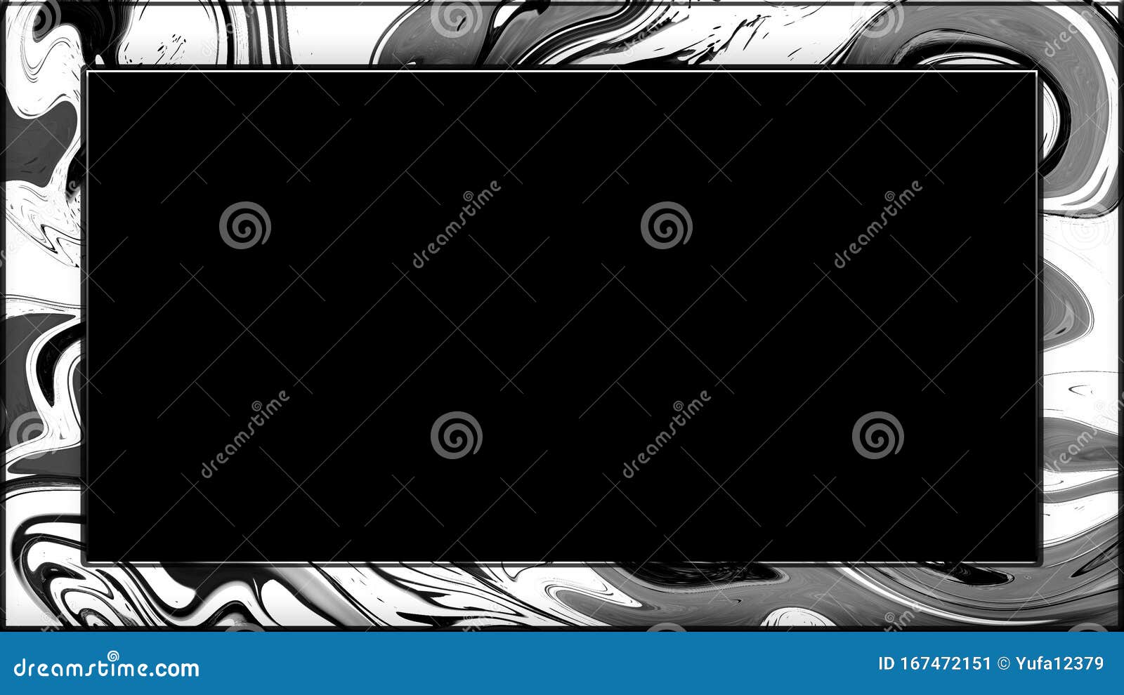 Display Interface Overlays. Picture Frame on Isolated Background. Photo ...