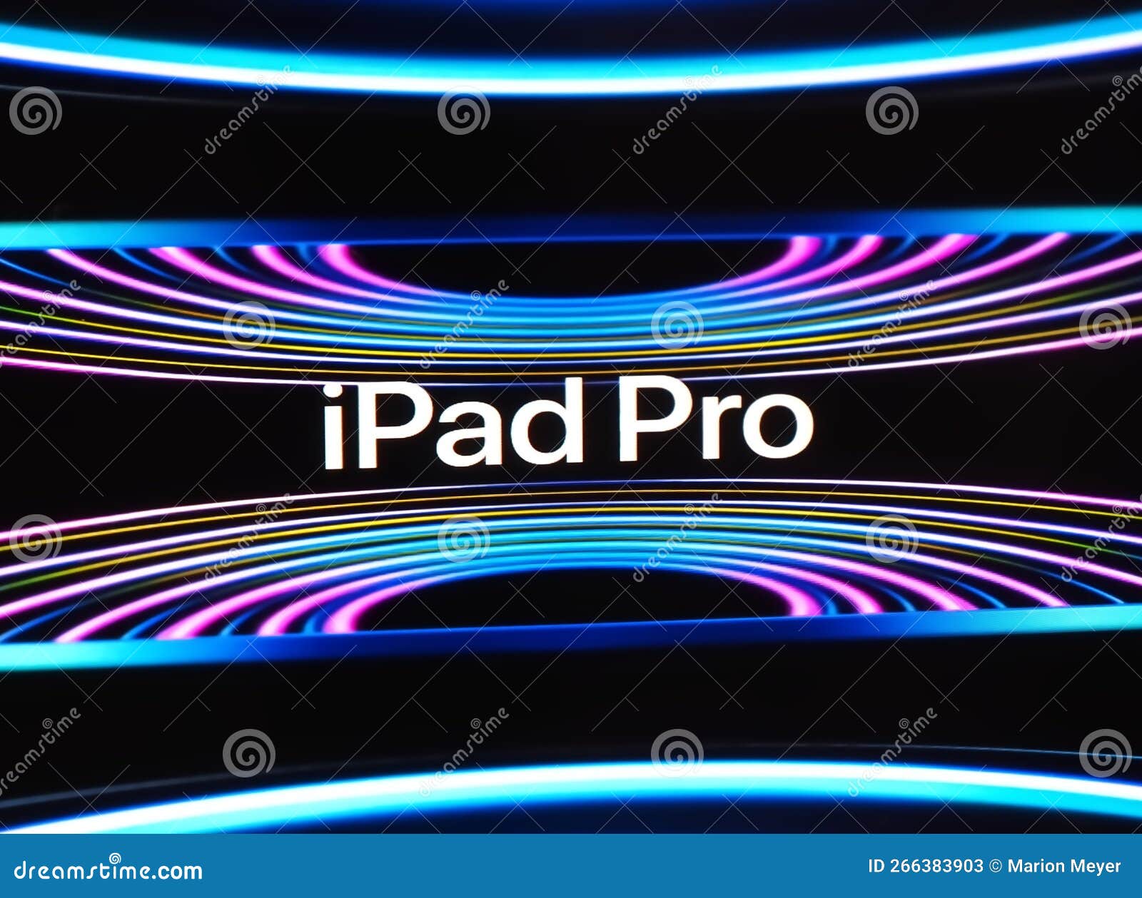 Display of an IPad Pro by Apple Editorial Stock Photo - Image of ...