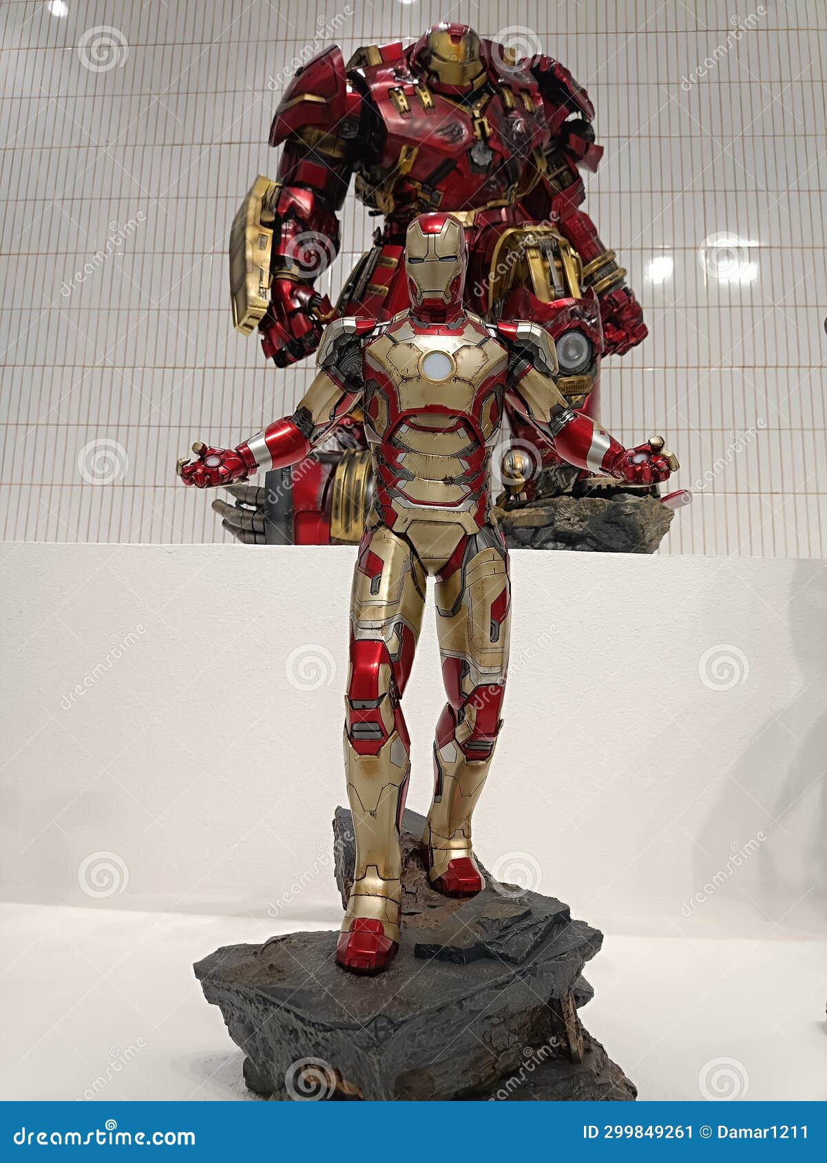Display of the Latest Miniature Iron Man. Editorial Photo - Image of ...