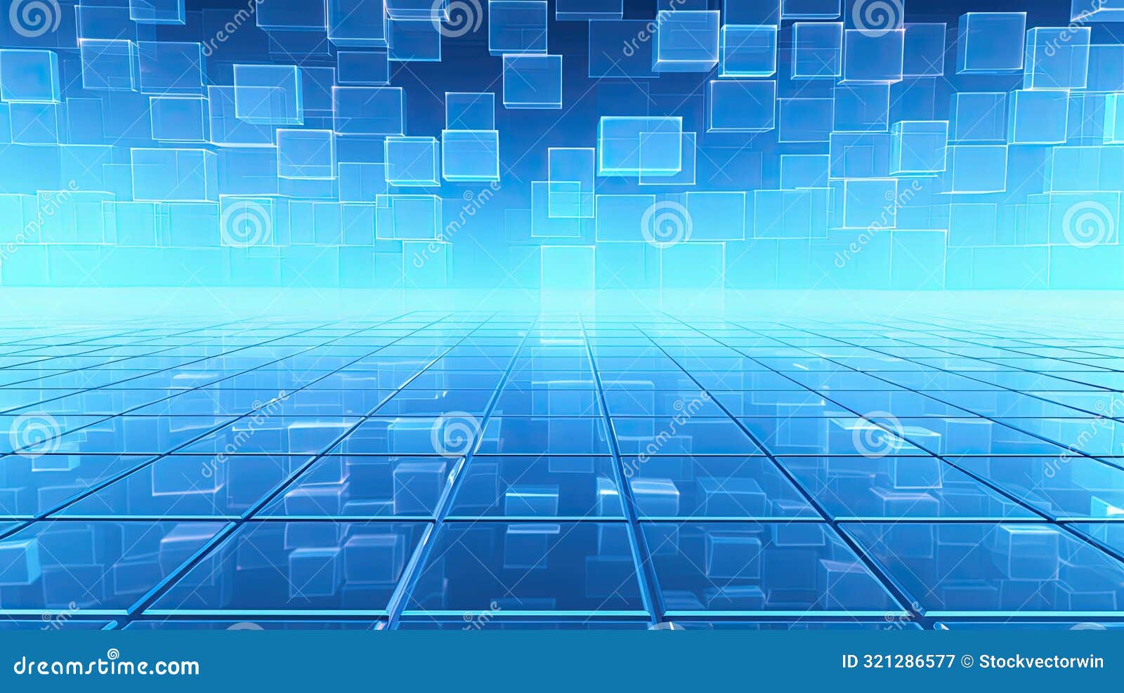 Display Light Blue Tech Background Stock Illustration - Illustration of ...