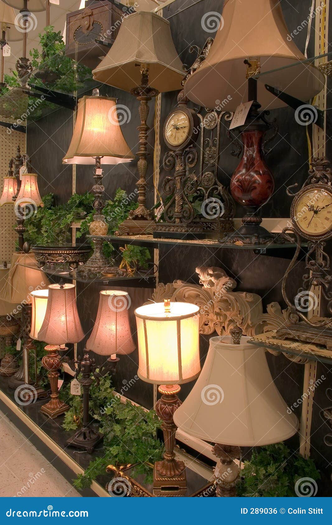 Display of lights 1 stock photo. Image of merchandise, selling - 289036