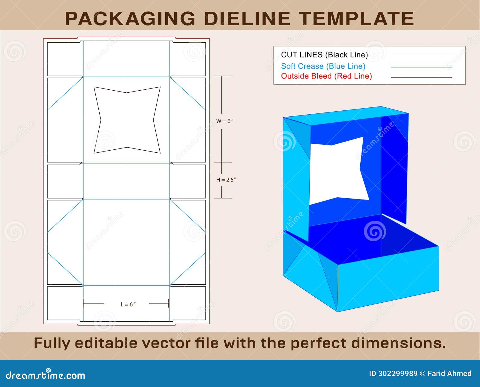 Display Pie Box, Dieline Template Stock Vector - Illustration of cricut ...