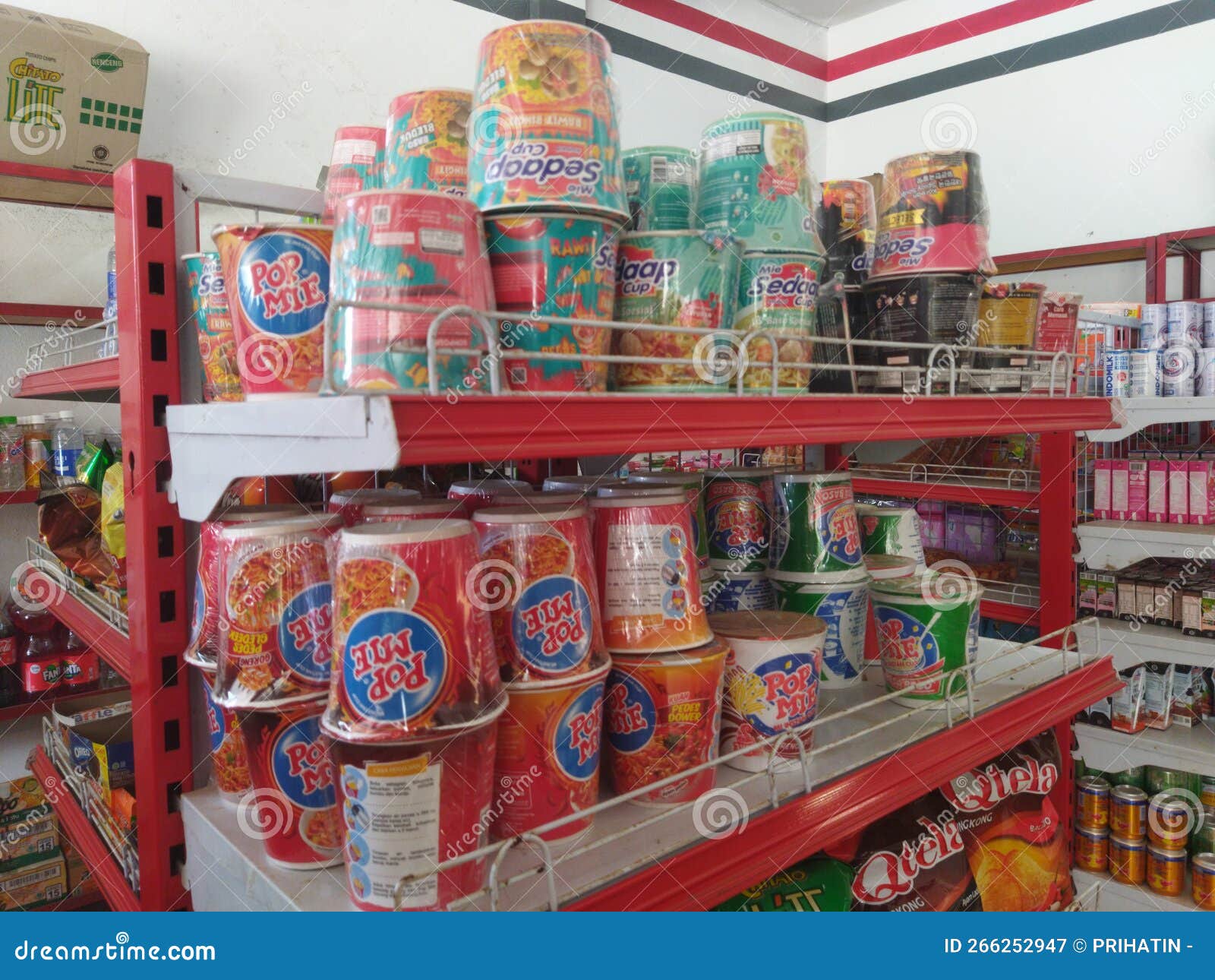 Display Produk in Minimarket Indonesia Editorial Photography - Image of ...