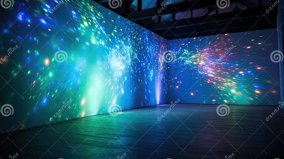 Display projector light stock illustration. Illustration of fantasy ...