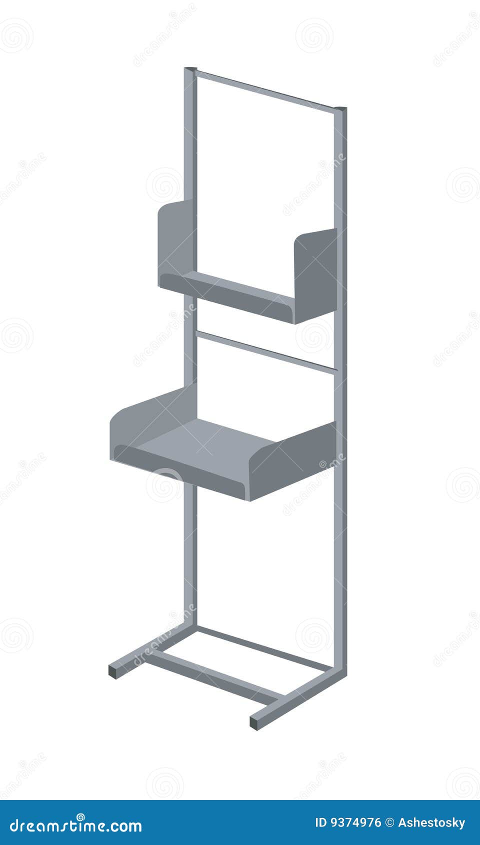 Display Rack Exhibitor Vector Stock Vector - Illustration of basic ...