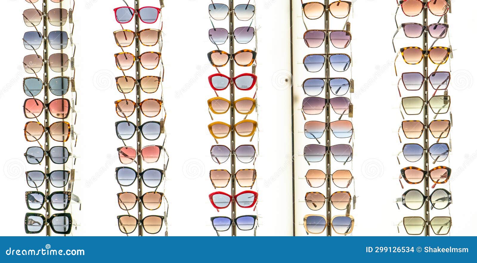 Display Rack Full of Various Sunglasses Editorial Stock Image - Image ...