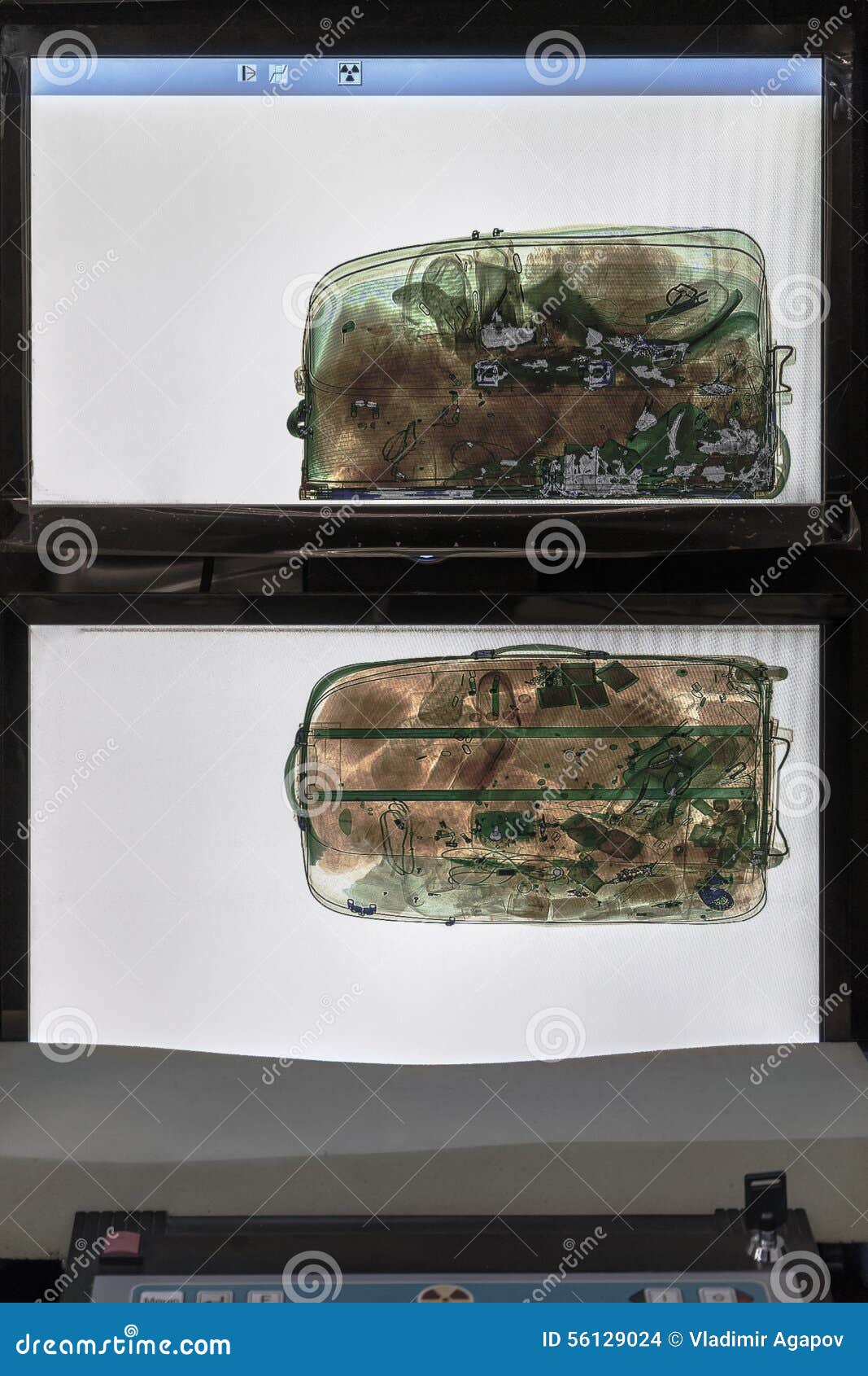 Display of X-ray Security Check Machine Stock Photo - Image of safety ...