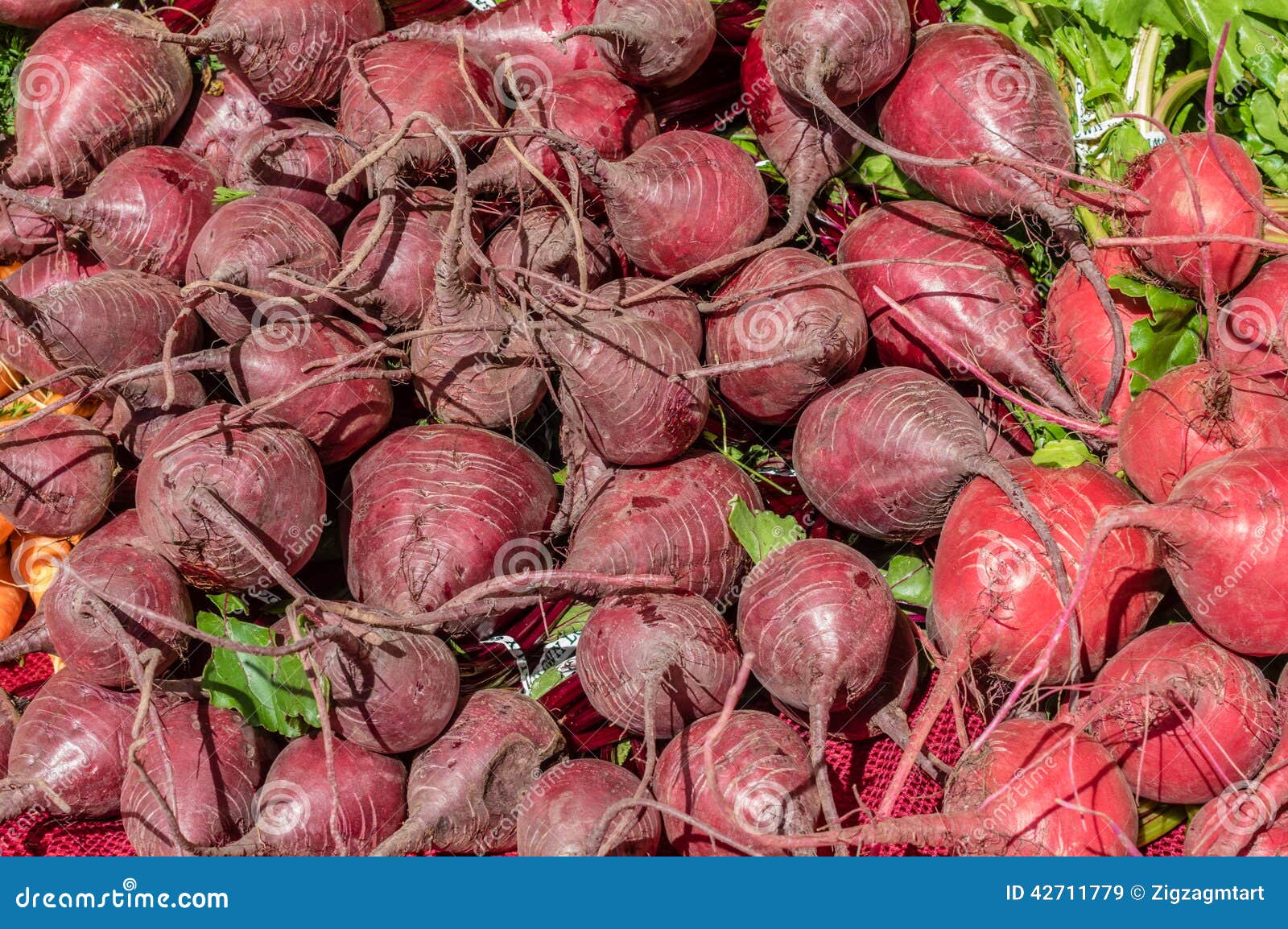 Display of Red Beets at the Market Stock Image - Image of diet, beet ...