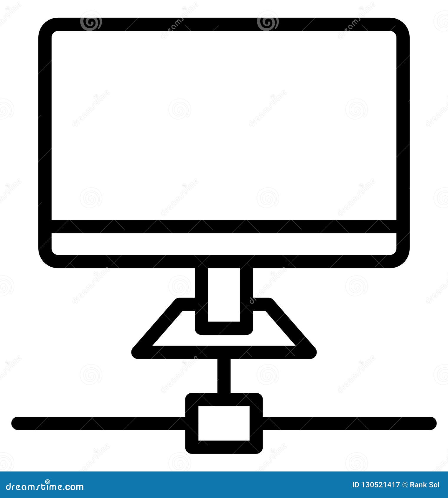 Display Screen, Lcd Isolated Vector Icon that Can Be Easily Edited in ...