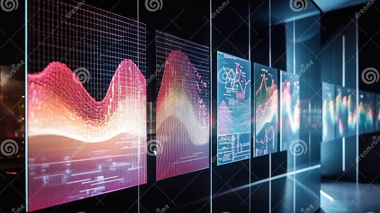 A Display Showcasing Machine Learning Models Represented Graphically ...