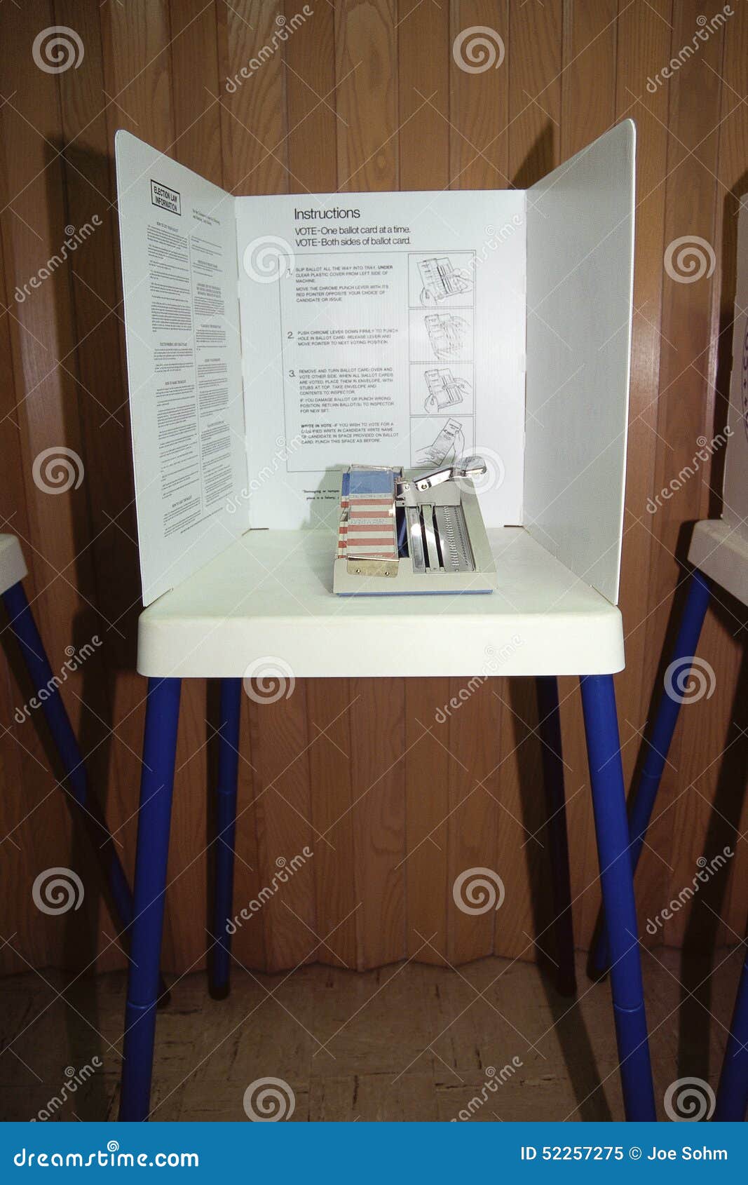 Display Showing Voting Booth Mechanism Editorial Image - Image of ...