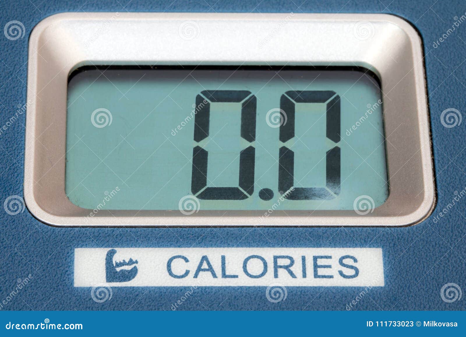 The Display Shows Burned Calories Stock Image - Image of lifestyle ...