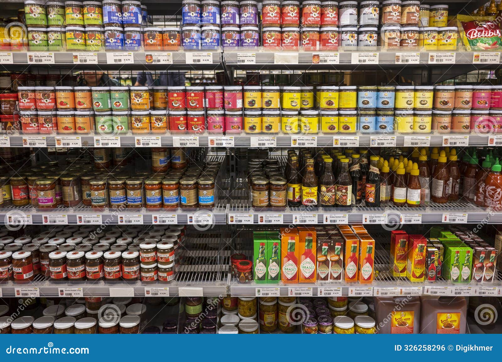 Space and condiments editorial photo. Image of powder - 326258296