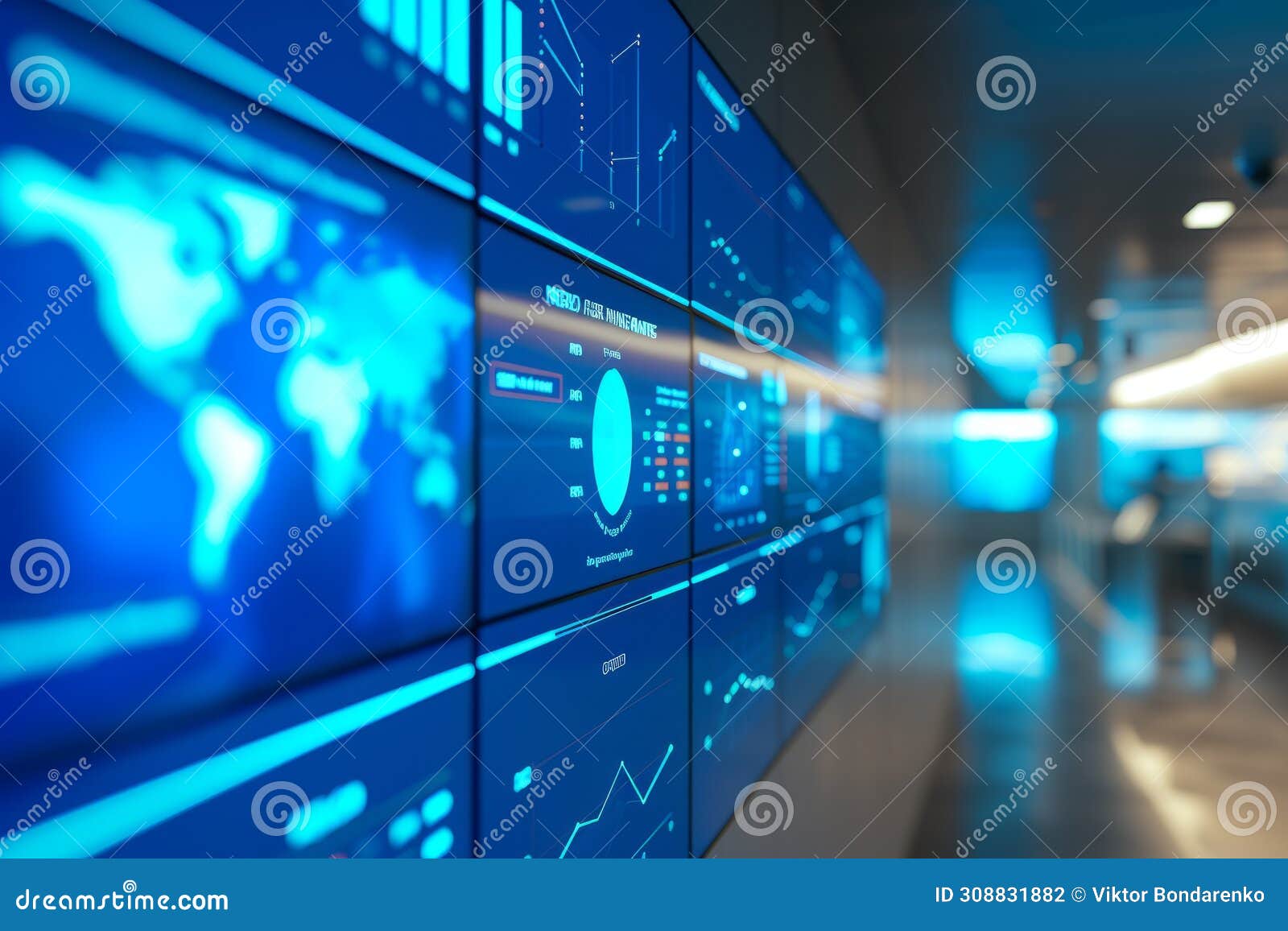 Display with Sports Graphs, Analytics and Statistics of a Sport Match ...