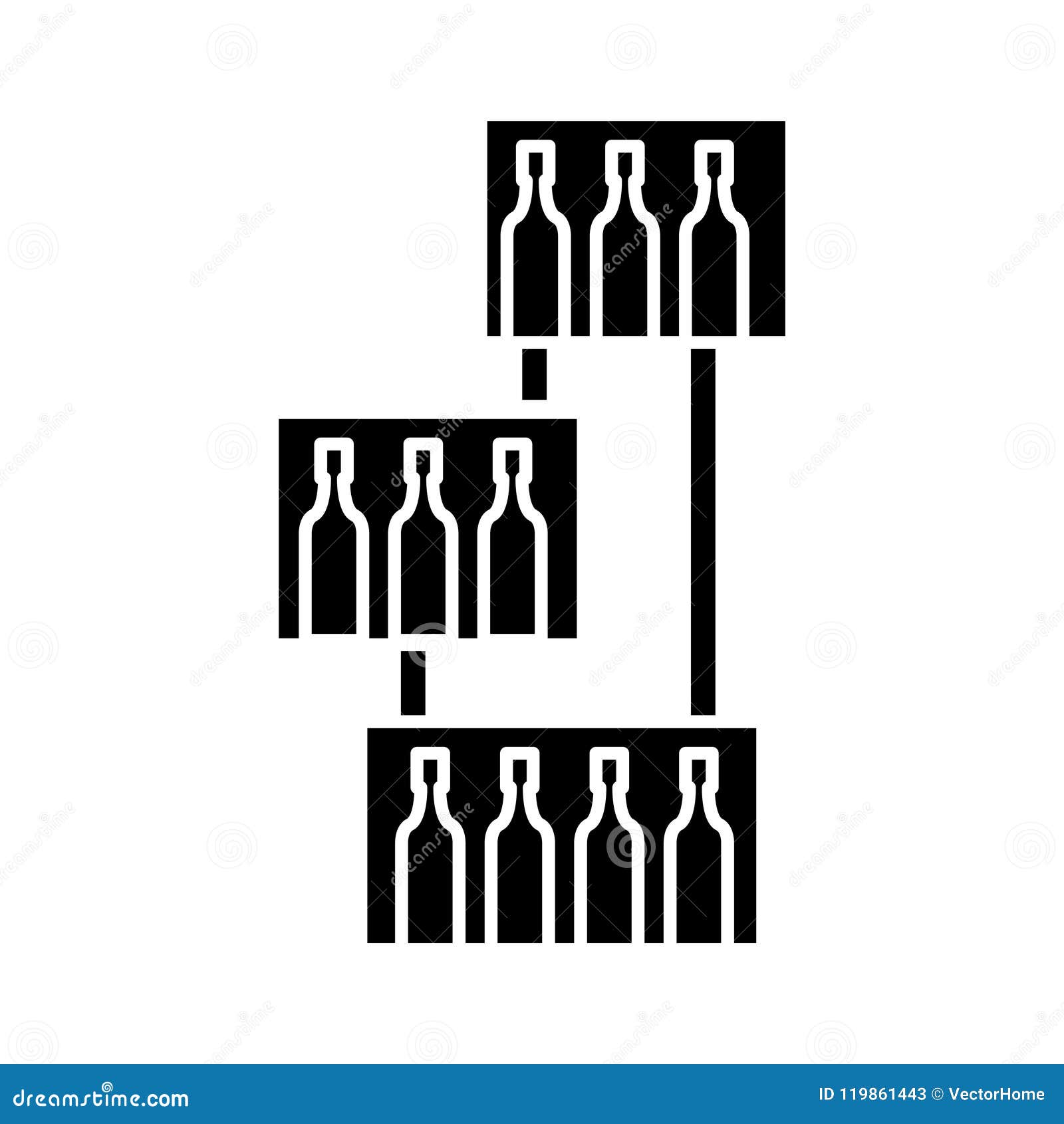 Display Stand Icon Vector Illustration, Stock Vector - Illustration of ...
