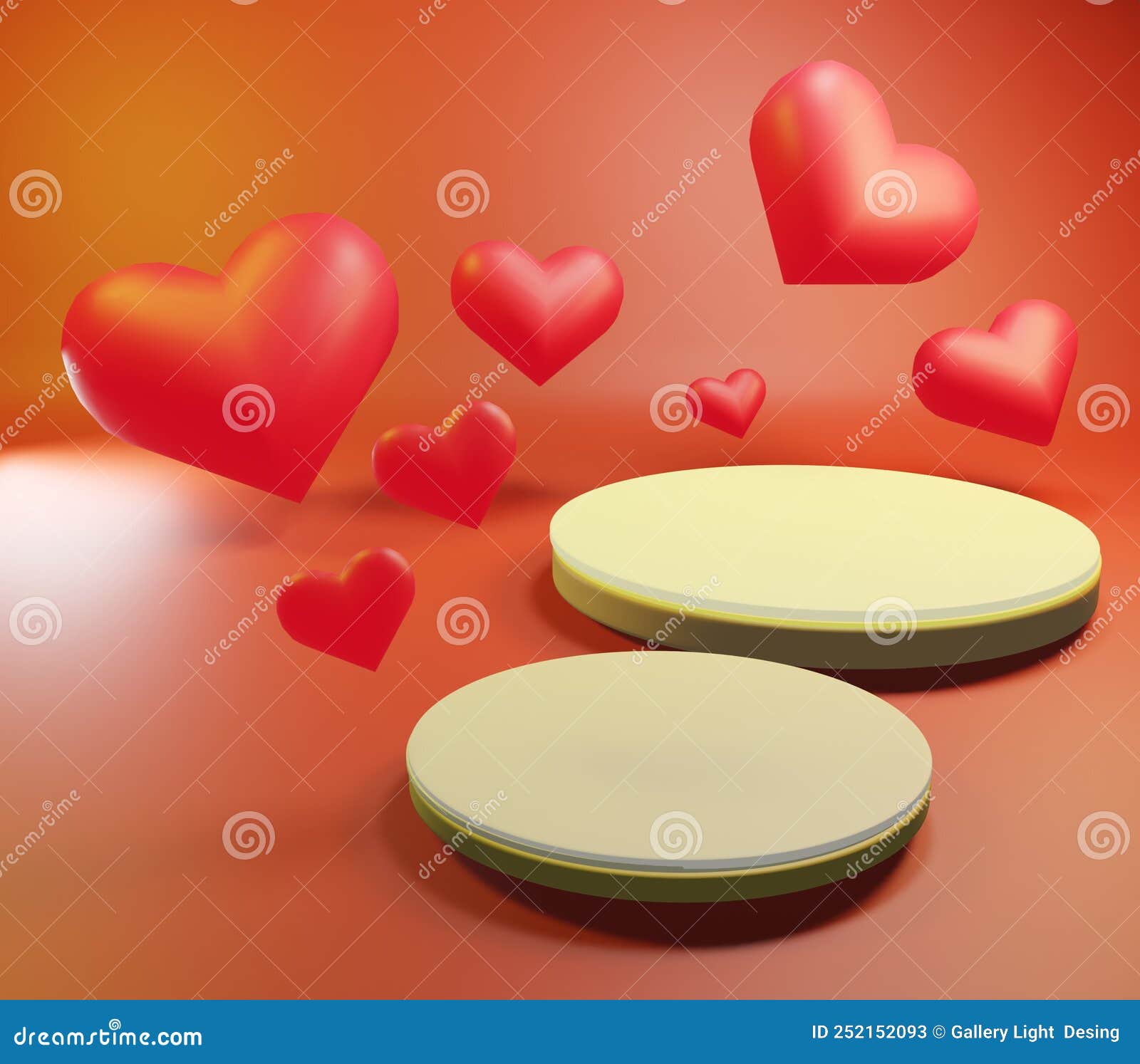 Display stand red heart stock illustration. Illustration of produce ...