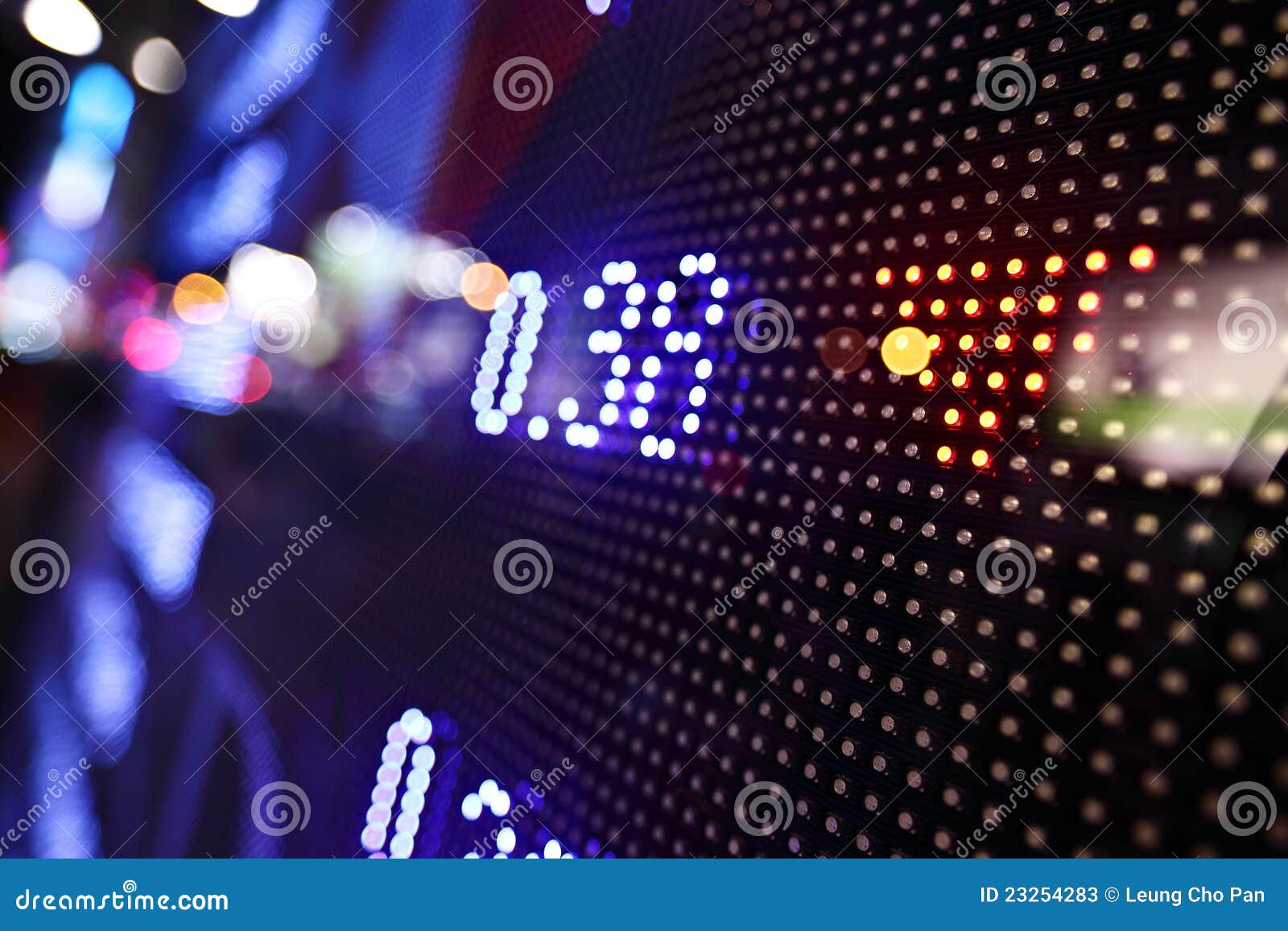 Display of Stock Market Quotes Stock Image - Image of exchange ...