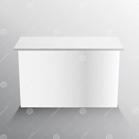 Display Table Vector Mockup Design Stock Vector - Illustration of ...