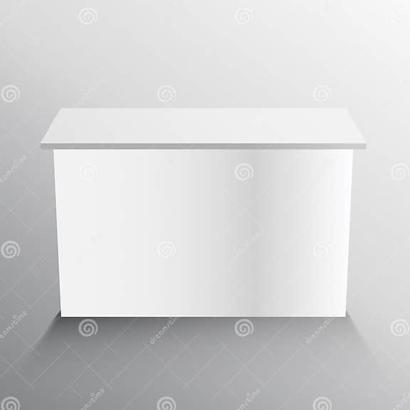 Display Table Vector Mockup Design Stock Vector - Illustration of ...