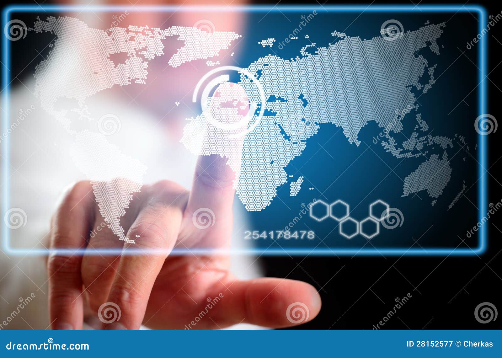 Display Technology of Future Stock Image - Image of create, knowledge ...