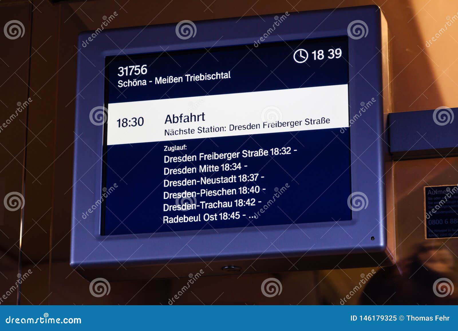 Display in Train stock image. Image of board, equipment - 146179325