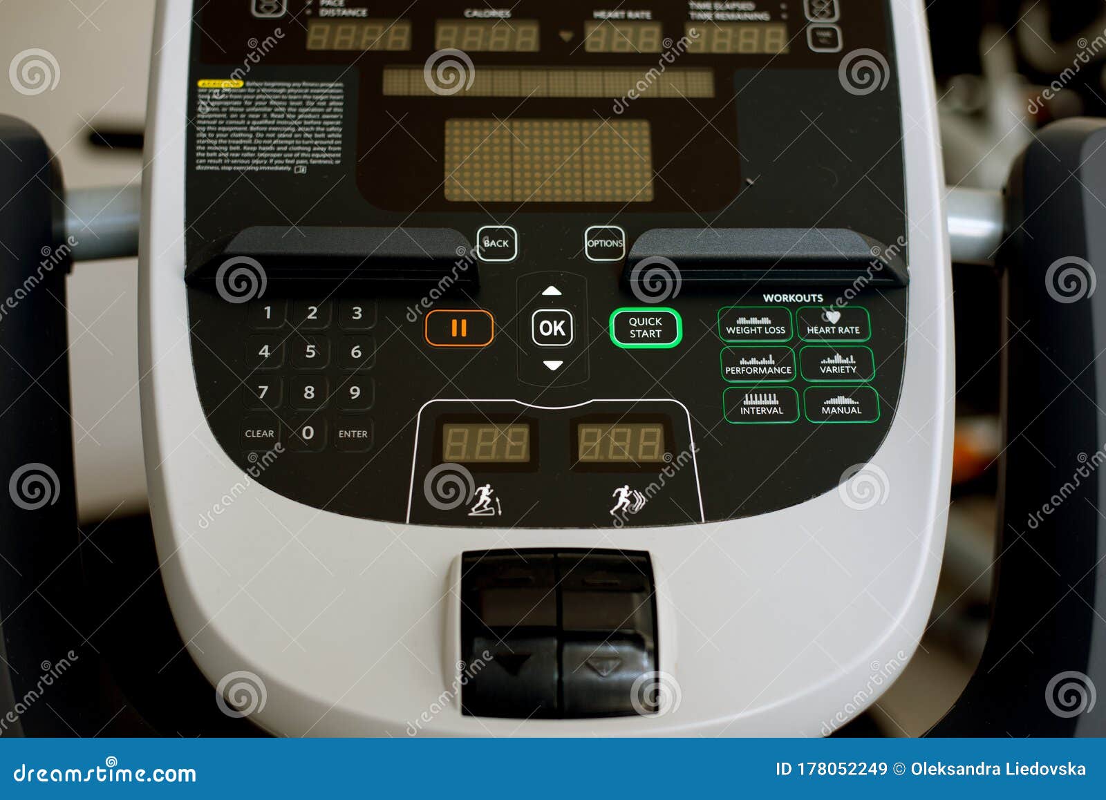 Display of Treadmill in the Gym Stock Image - Image of engineering ...