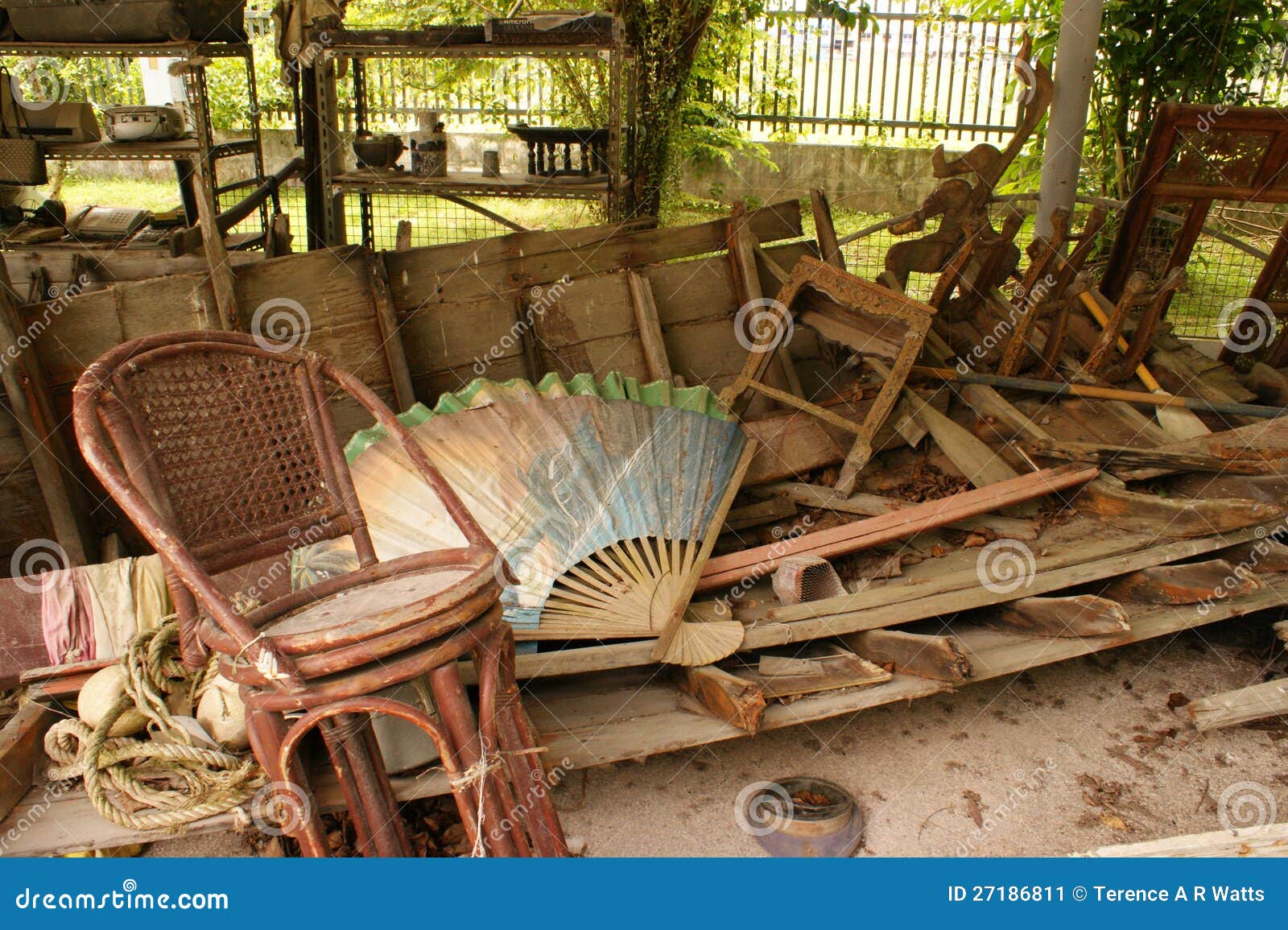 Display of Tsunami Wreckage Stock Image - Image of thaland, possessions ...
