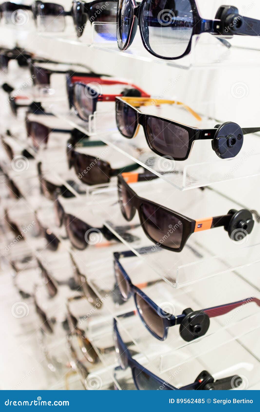 Display of Various Sunglasses Stock Image - Image of modern ...