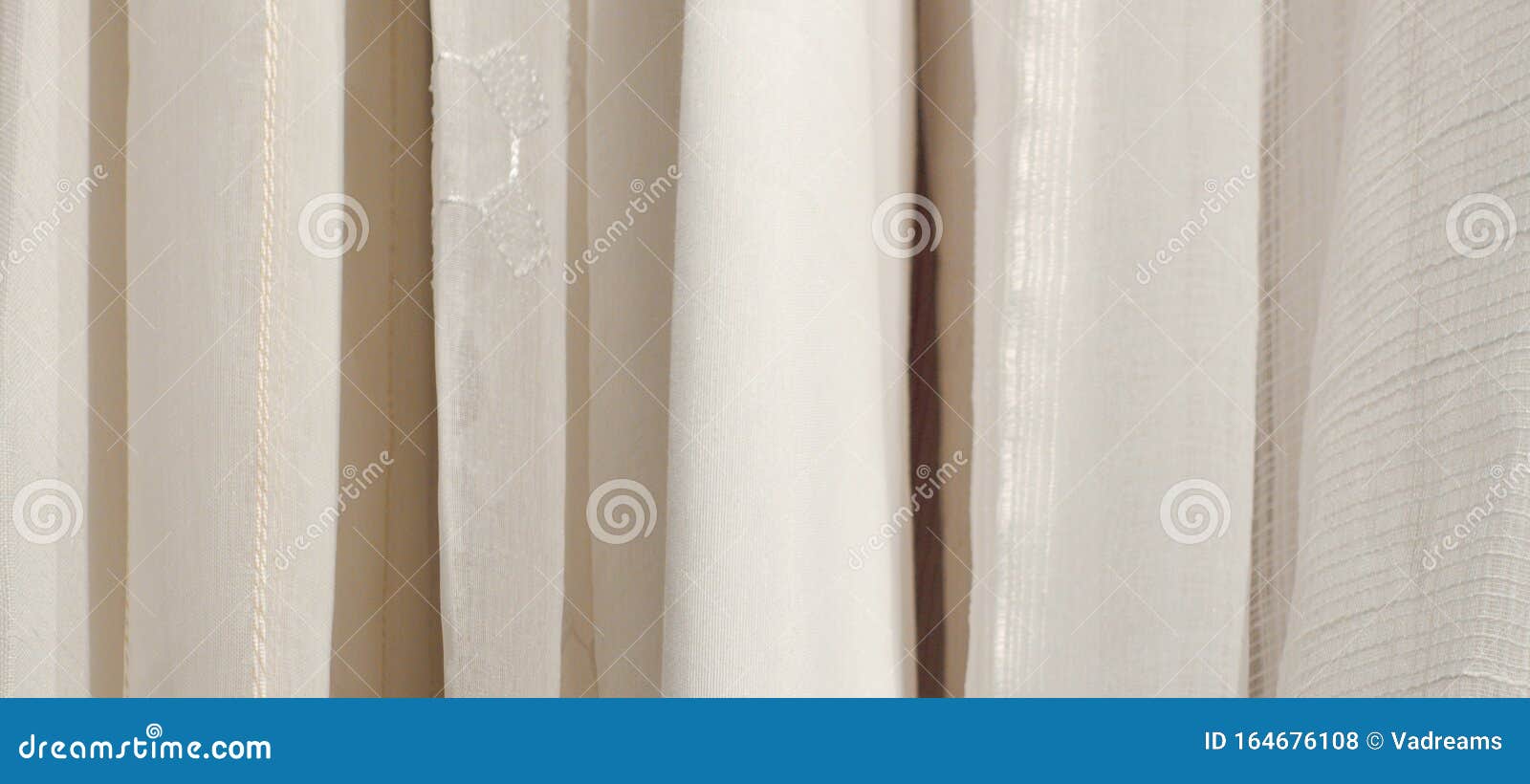 Displayed Curtains Samples Hanging in the Shop. Stock Photo - Image of ...