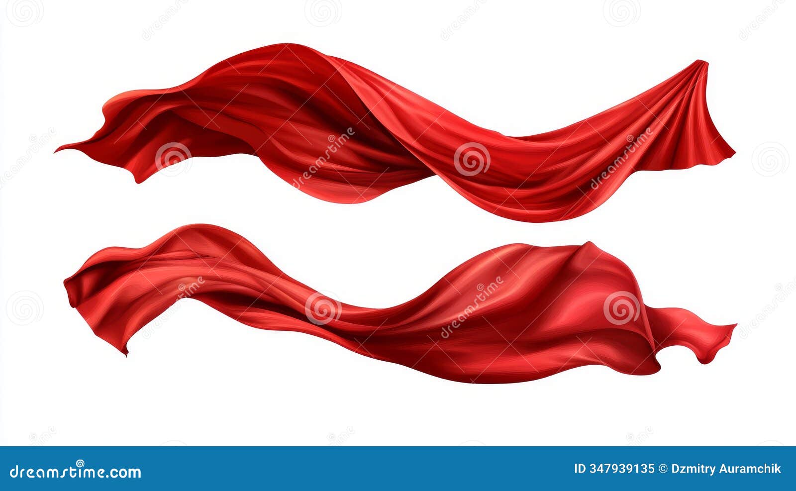 Displayed on a White Background, the Red Superhero Cloak Set is ...