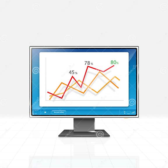 Displayer stock illustration. Illustration of displayer - 45444909