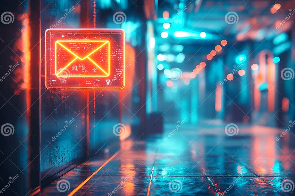 Displaying Email Notifications and Data Visualizations, Reminiscent of ...