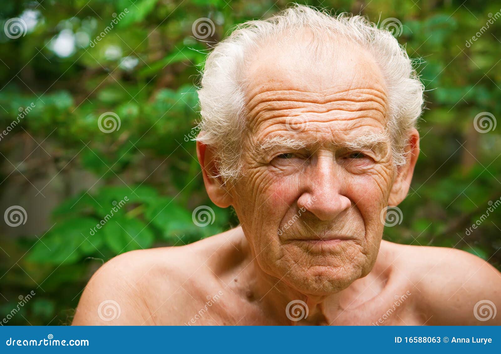 Displeased Frowning Senior Man Stock Image - Image of unhappy, eyes ...