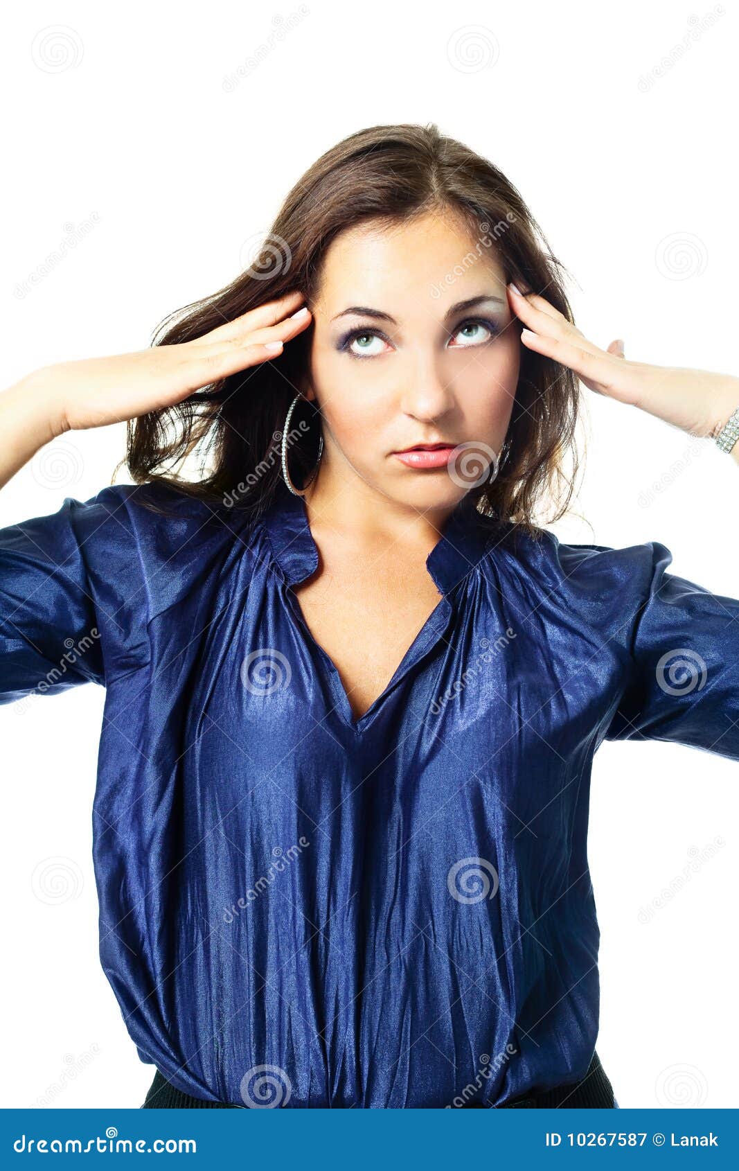 Displeased girl stock image. Image of displeasure, girl - 10267587
