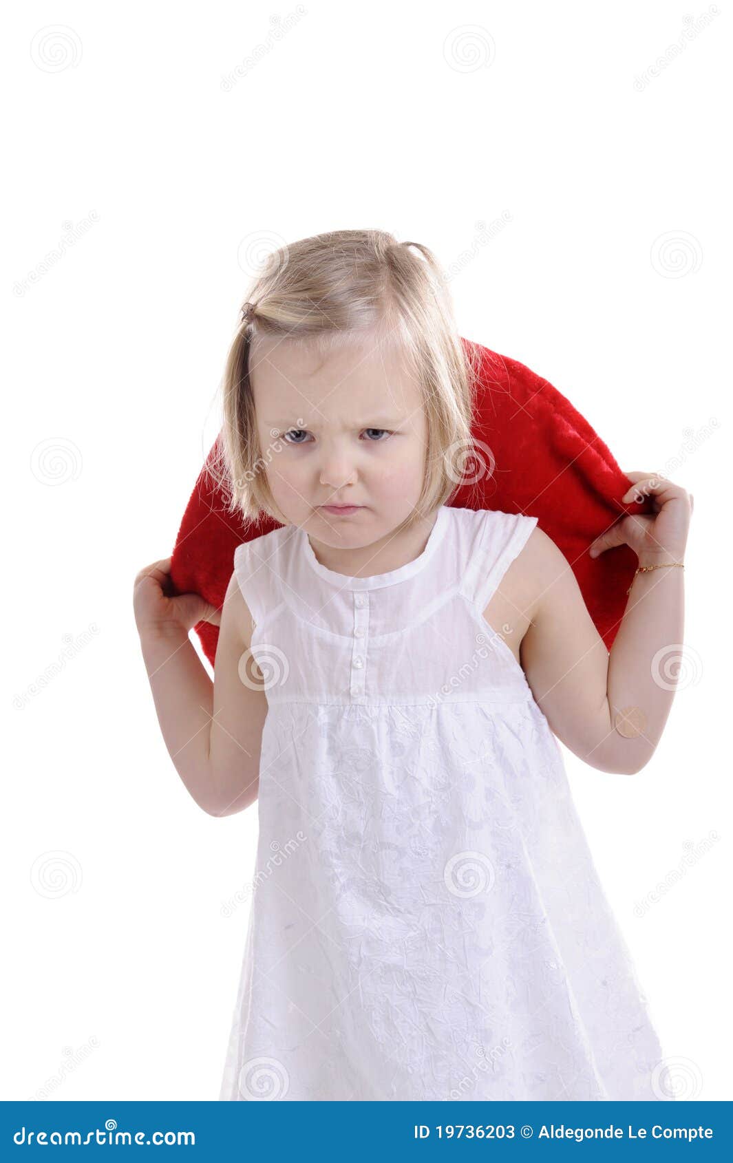 Displeased little girl stock image. Image of girl, angry - 19736203