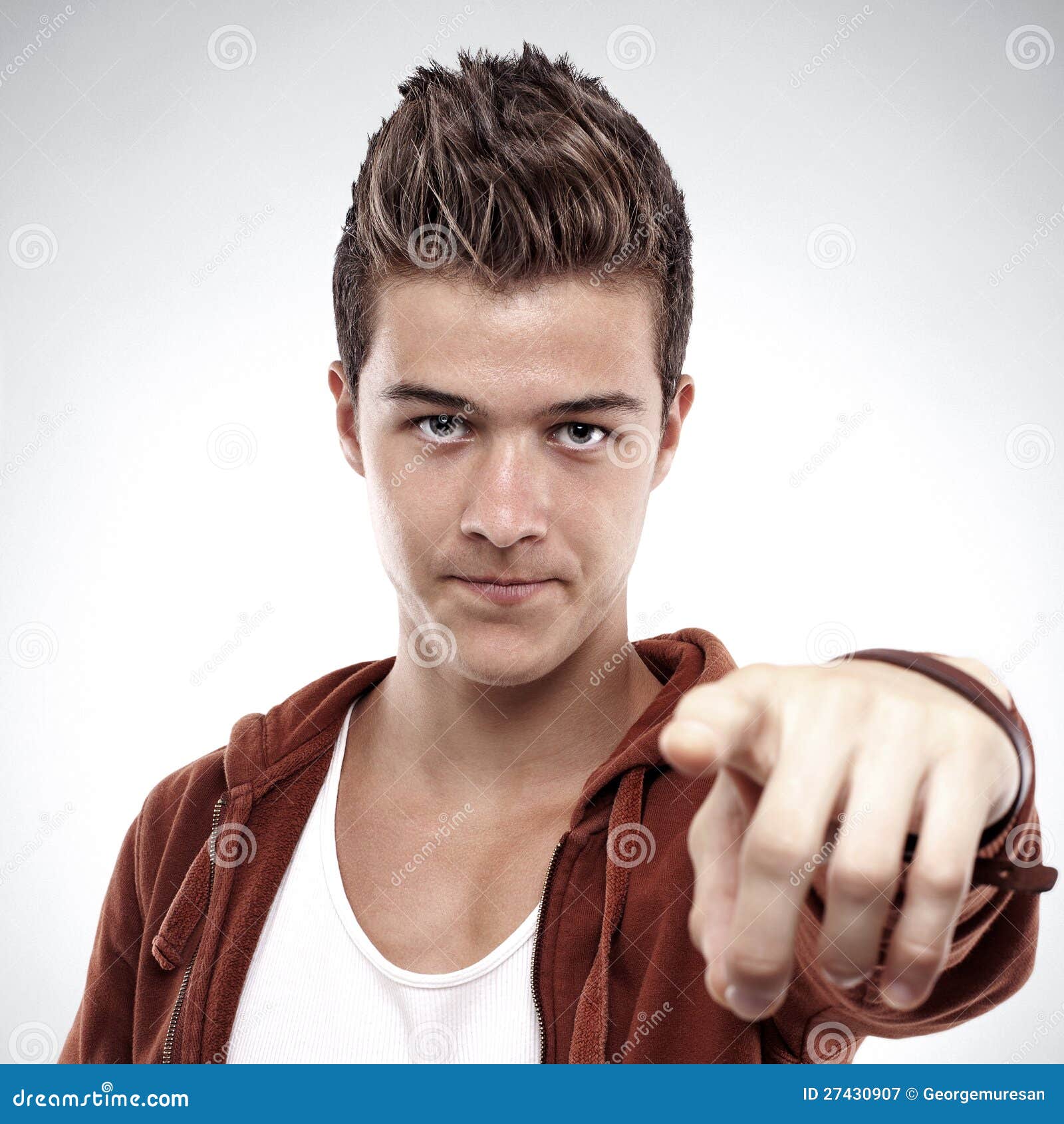 Displeased man stock image. Image of frustration, businessman - 27430907