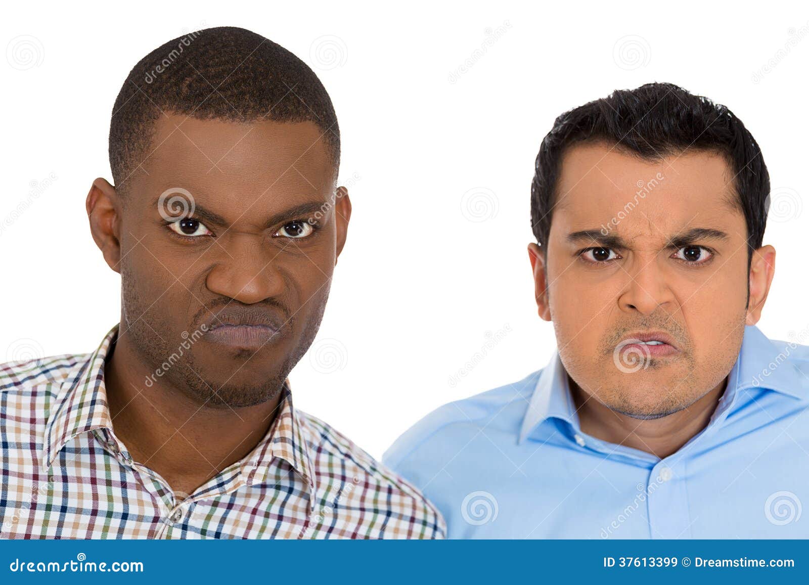 Displeased Off Angry Grumpy Men Stock Image - Image of concerned ...